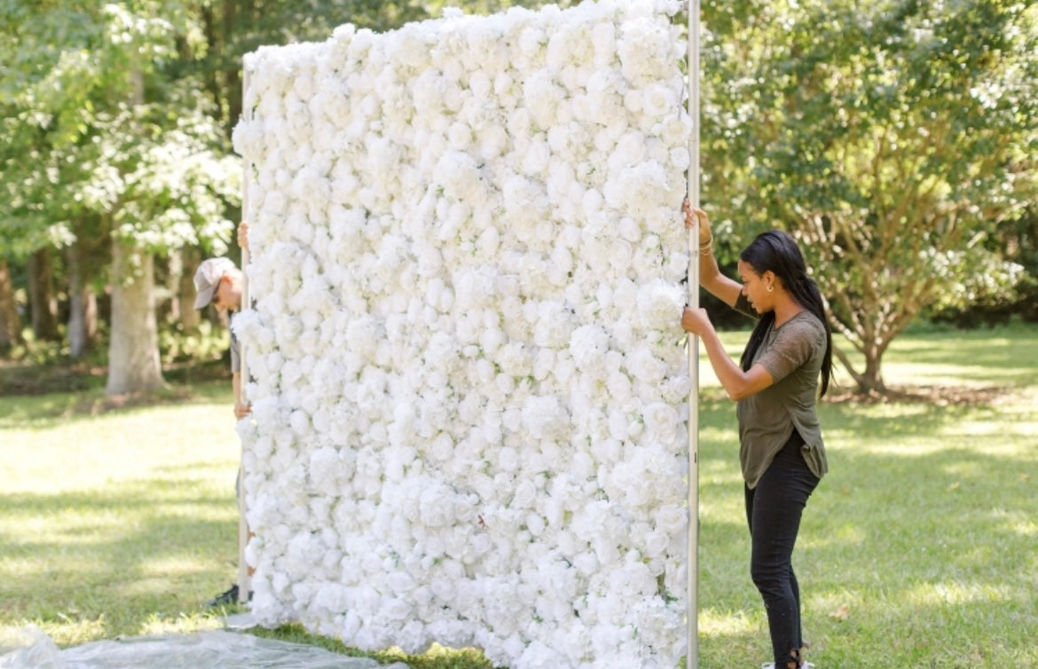 Flower Wall - Casablanca (4x8) – Wedding Flowers For Rent